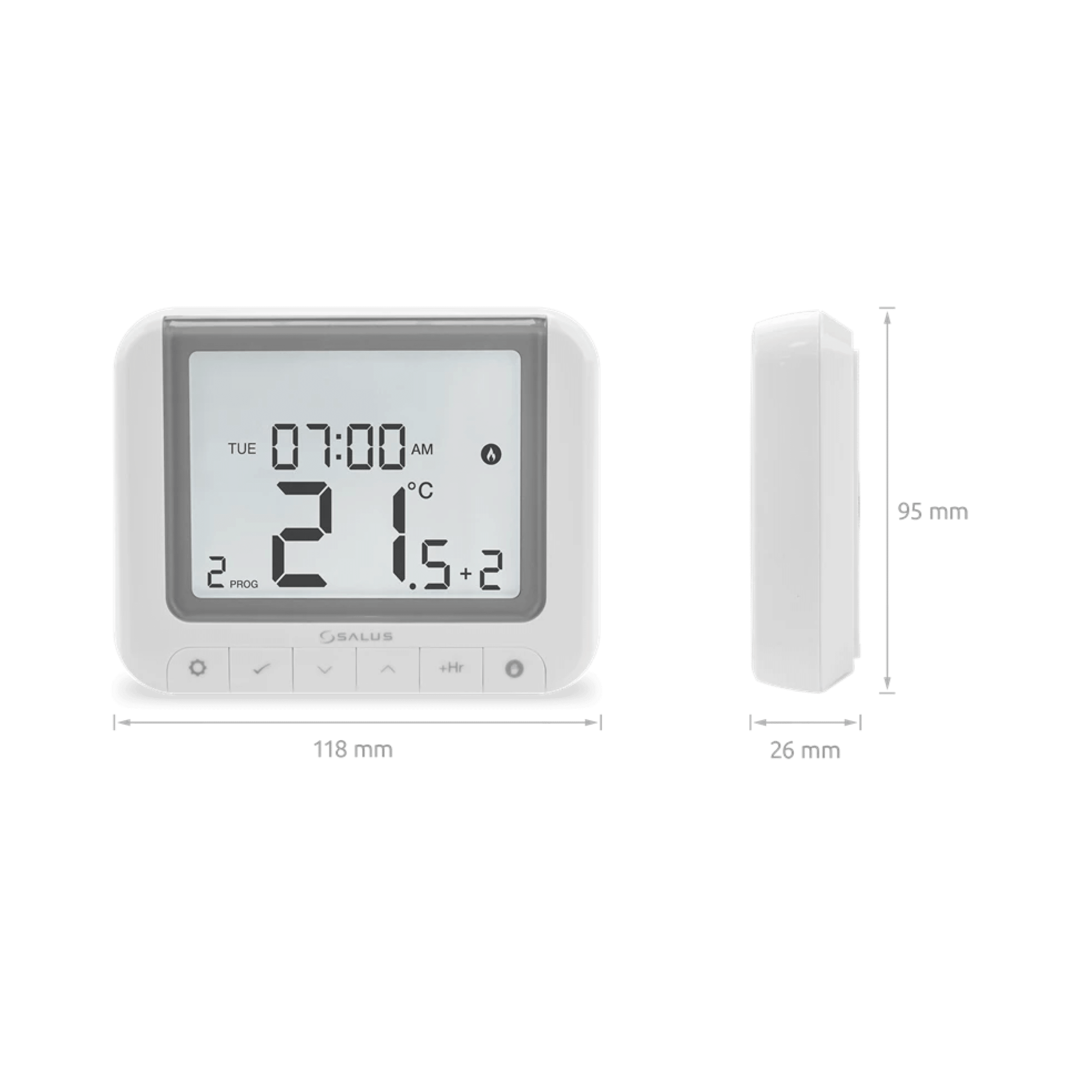 Salus Thermostaat RT520 - Warmer