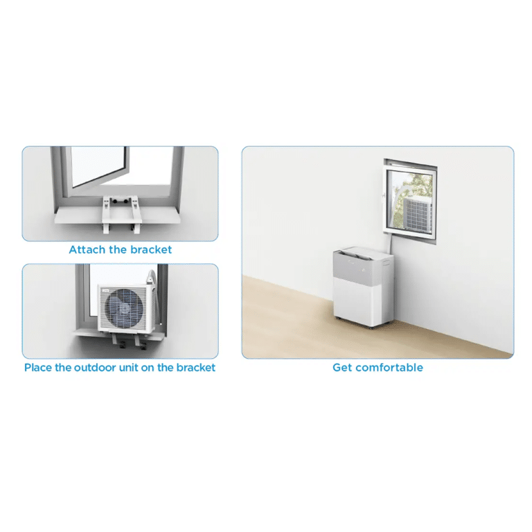Midea PortaSplit 3,5 kW mobiele split-airco - Stil, A++, 42 m²